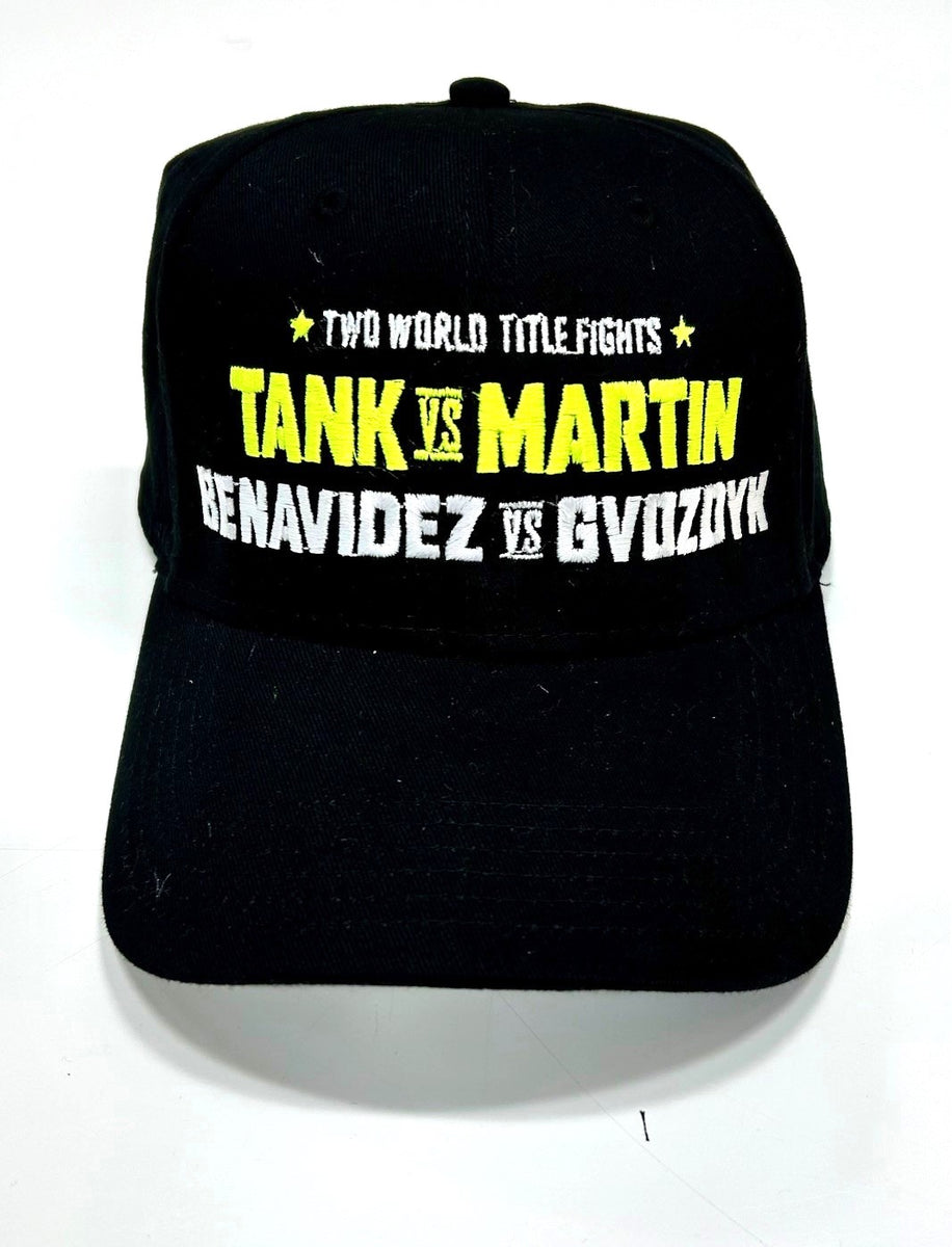 "Tank" Davis vs Frank Martin Black Hat – BOXING MERCH UNLIMITED