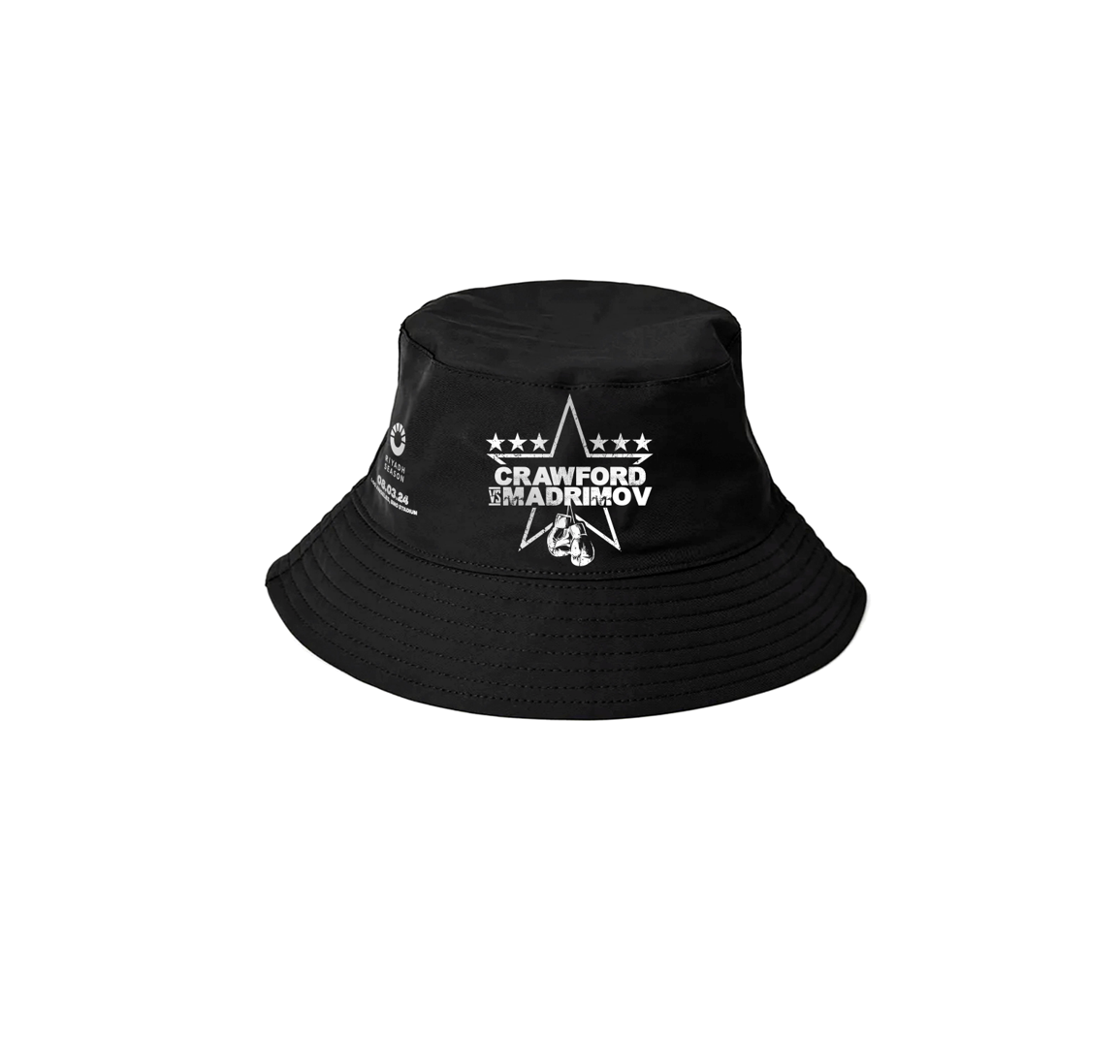 OFFICIAL Crawford vs Madrimov Black Bucket Hat – BOXING MERCH UNLIMITED