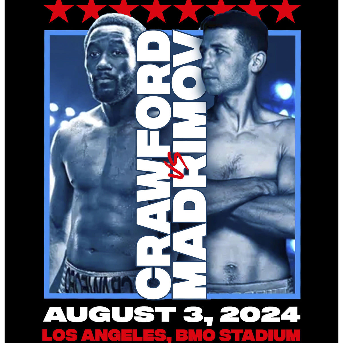 OFFICIAL Crawford vs Madrimov, Riyadh Season, BMO Stadium Event Poster ...