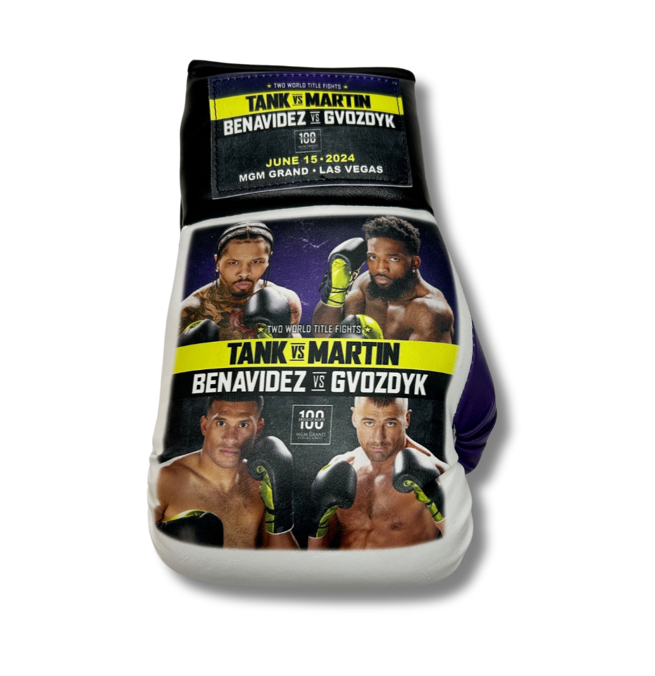 Tank vs. Martin Collectible Boxing Glove – BOXING MERCH UNLIMITED