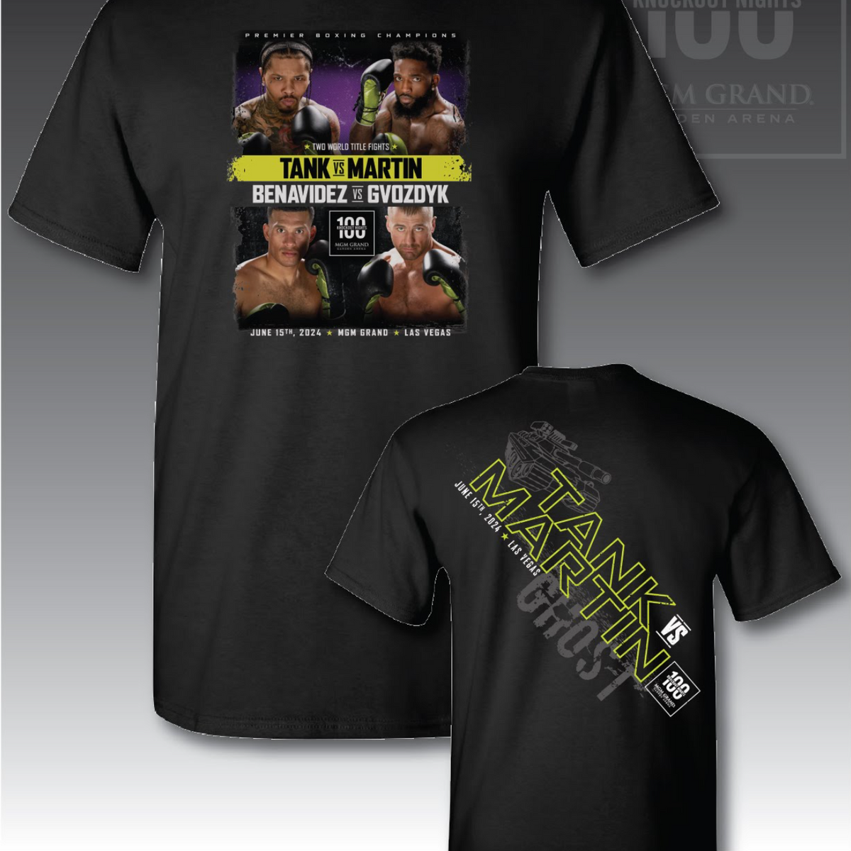 Men's Black Tank Davis vs Frank Martin T-Shirt – BOXING MERCH UNLIMITED